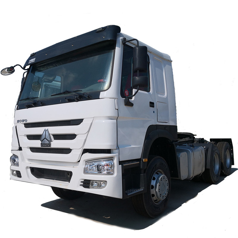 HW76 Used Howo 371 Tractor Head 6800mm 10 Wheel 6x4 Tractor Head