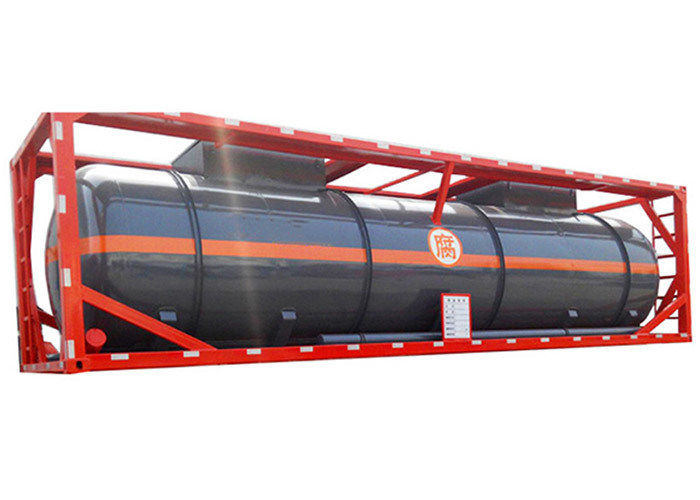 CCS ISO Shipping Container Tanks 40FT Bulk Liquid Container For Fuel ...