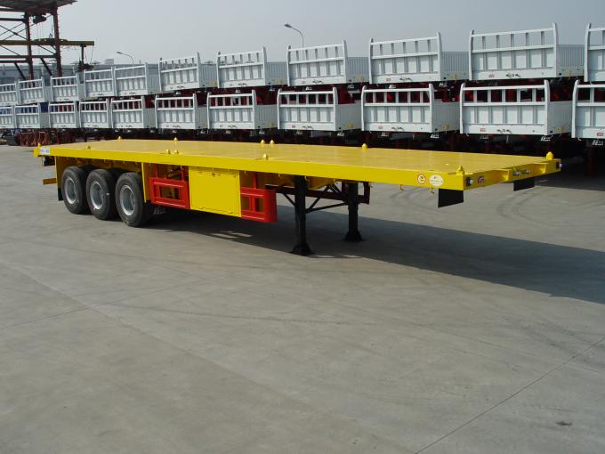 12m Flatbed Truck Trailer 12R22.5 Flatbed Semi Snowrunner FUWA