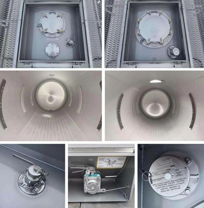 ASME Liquid Transport Containers 25000 Liter Bulk Iso Tank Containers