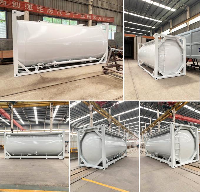 CSC Bulk Tank Container 23000L Bulk ISO Tank For Lithium Plastics